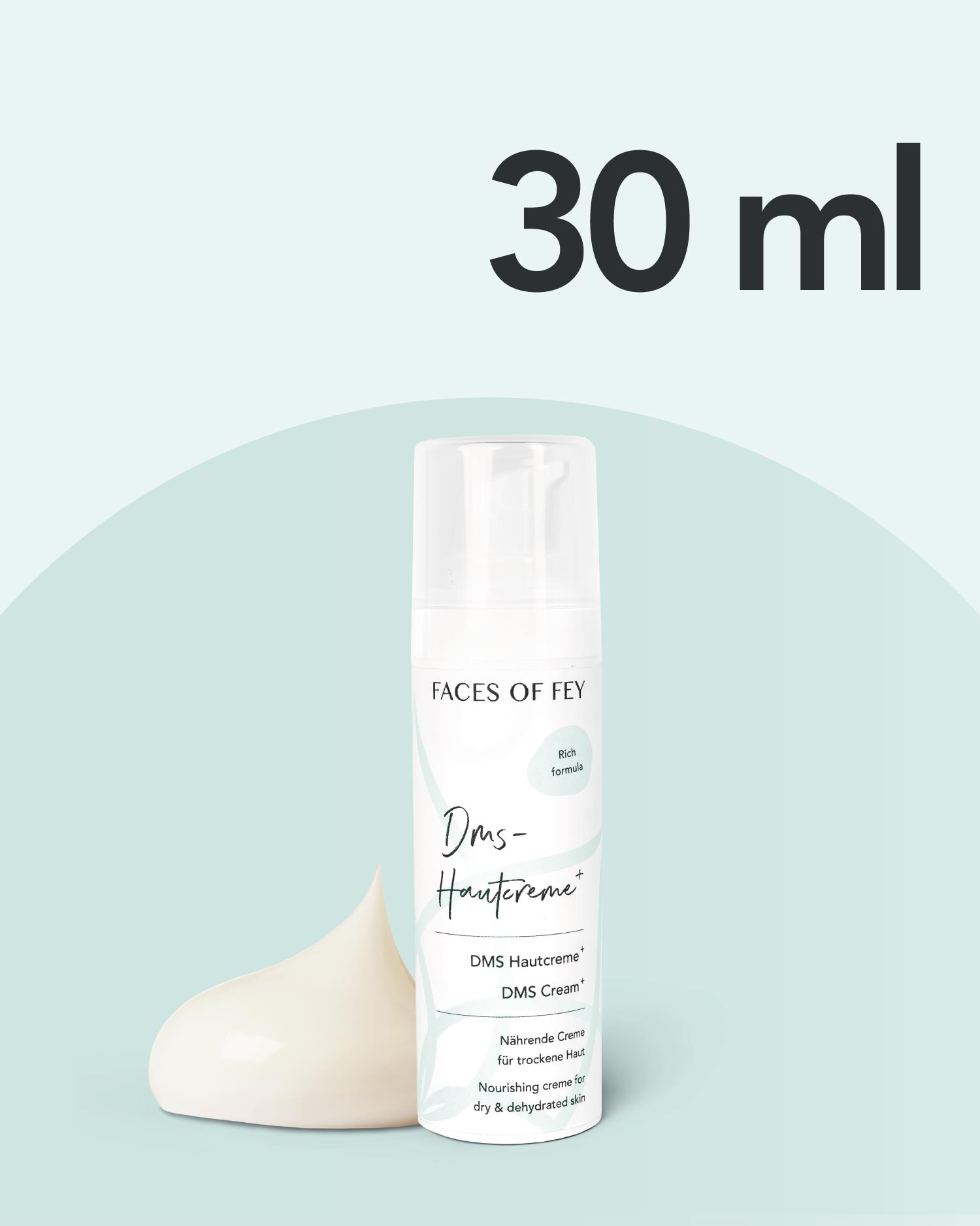 Hautidentische DMS Creme für trockene & dehydrierte Haut
